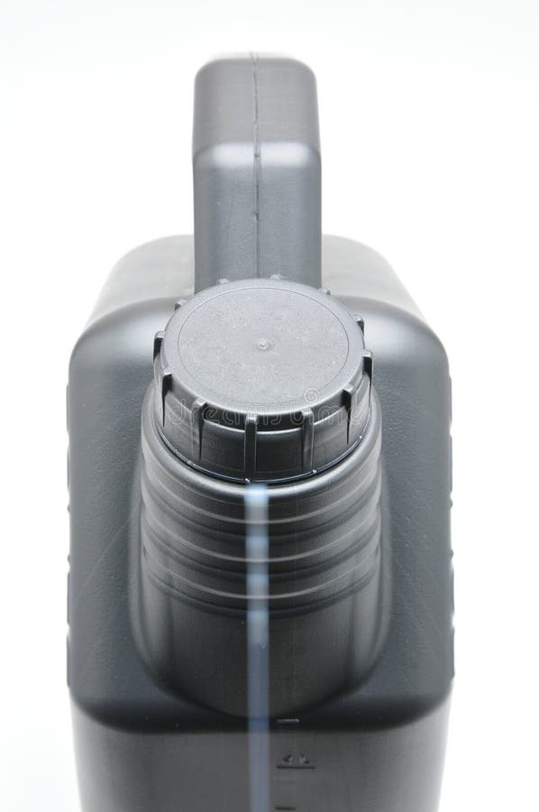 Car Engine Oil Container and Engine Oil Filter Isolated on White ...