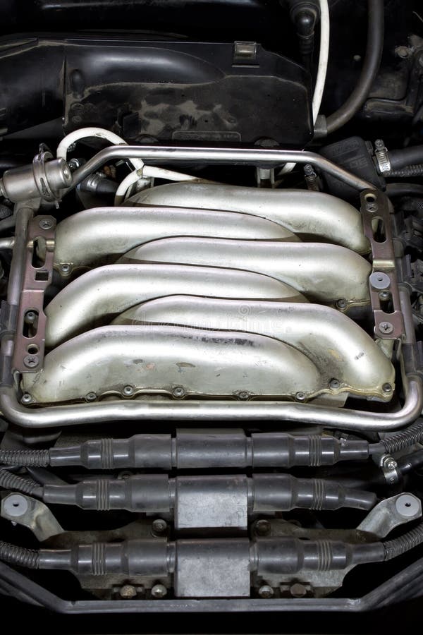 Modern Car New Intake Manifold Stock Photo - Image of performance ...