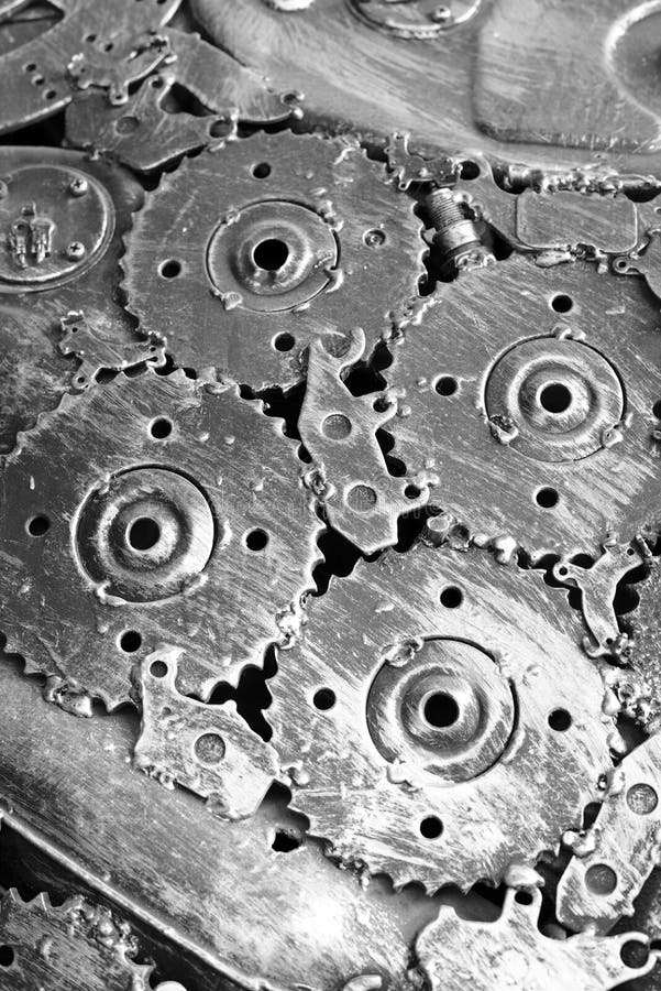 Car Engine Part. Close Up Shot Stock Photo - Image of mechanic, complex ...