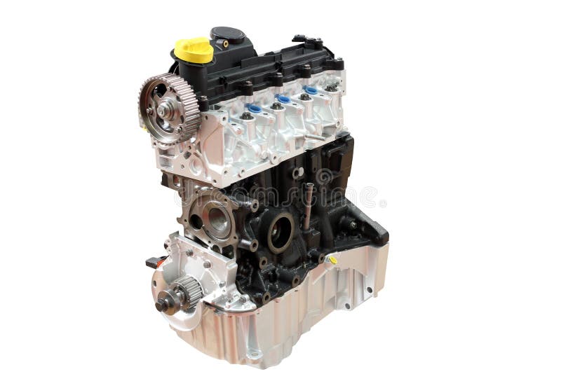 Car engine part isolated stock image. Image of metal - 35348873