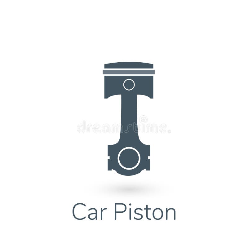Car Engine Piston. Vector Illustration. Stock Vector Illustration ...