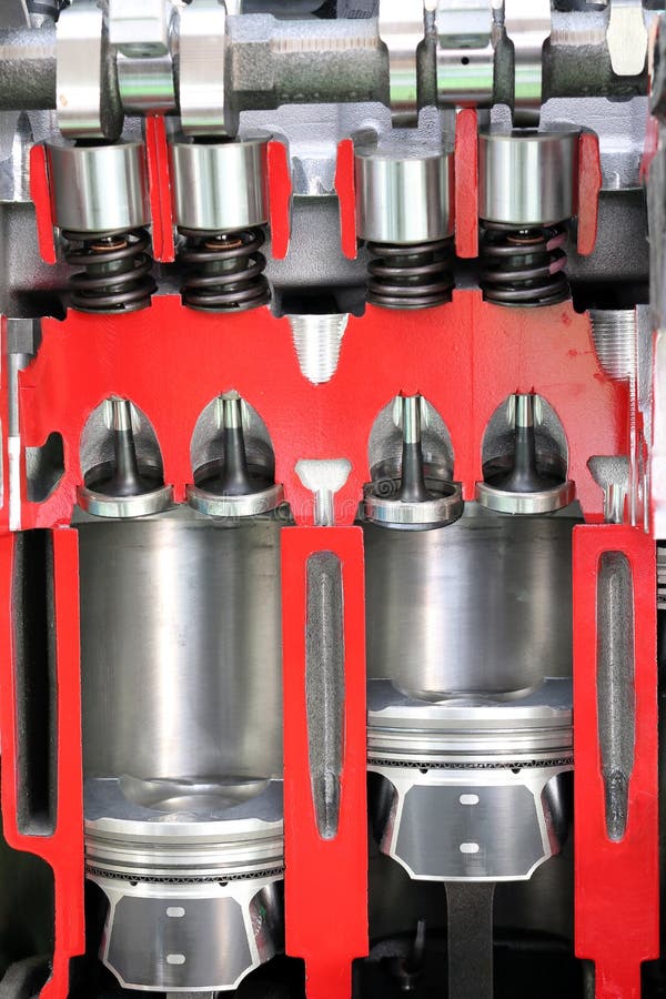 Engine pistons stock photo. Image of pistons, open, machine - 6483680