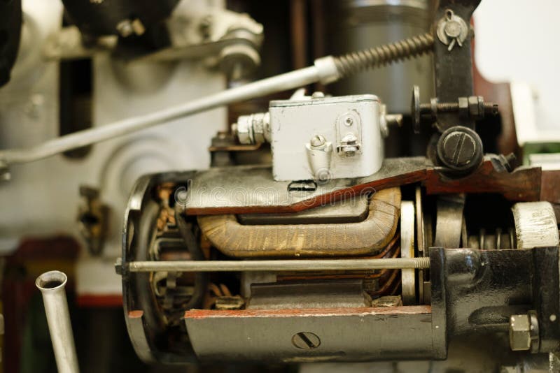 A Car Engine Removed from the Car. Real Photo Stock Image - Image of ...