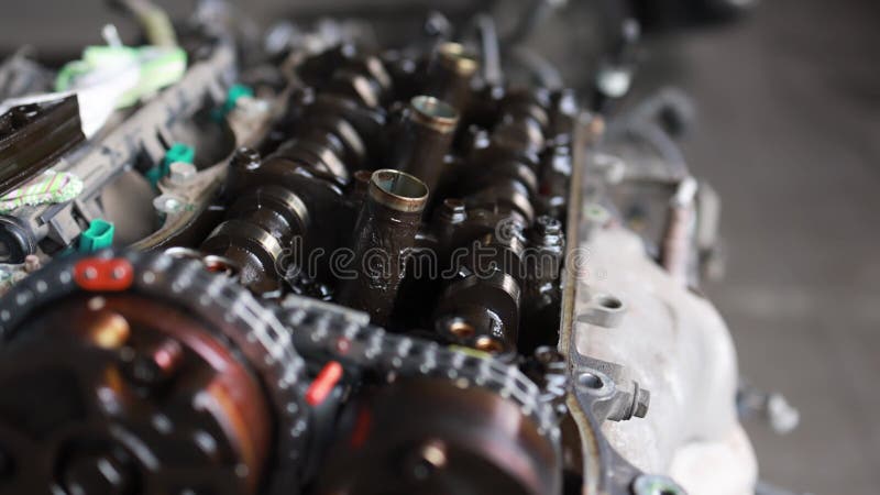 Car Engine Repair. Service Maintenance of the Car Stock Video - Video ...