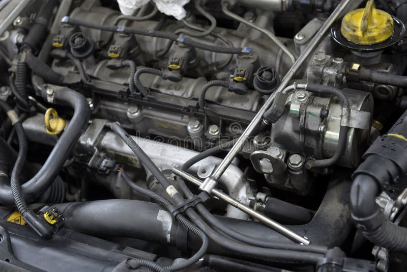 Car engine repair shop stock image. Image of service - 41120079