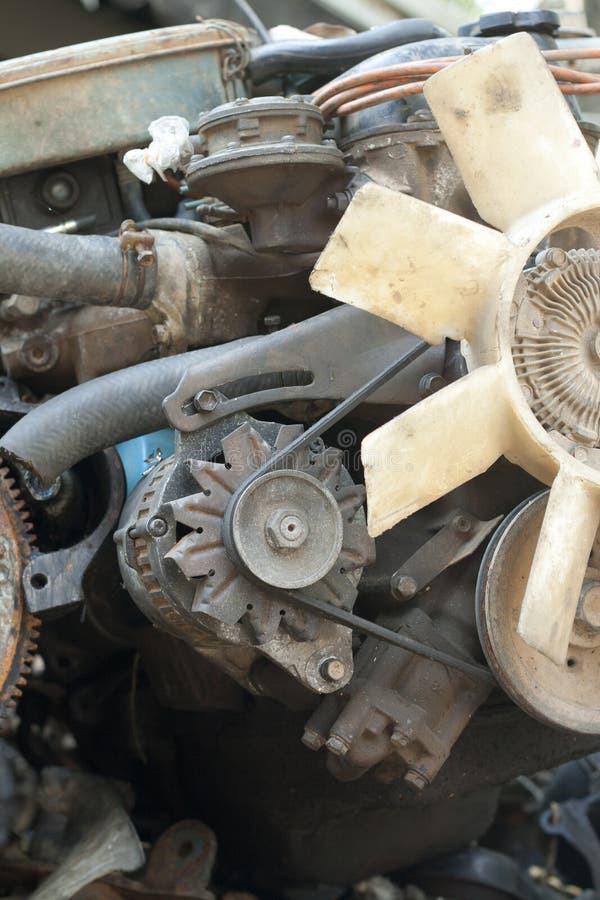 Scrap Metal from Car Engine Stock Photo - Image of junk, scrapped: 27356456