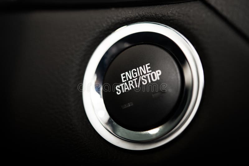 Car Engine Start Button stock image. Image of ignite - 44267529