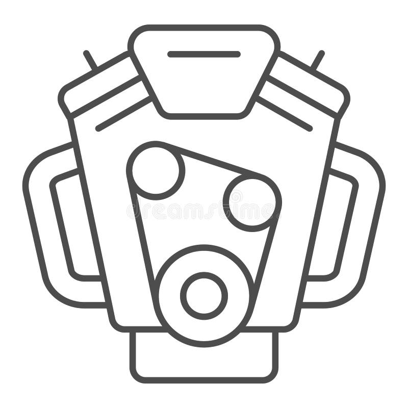 Vector Cartoon Turbo Engine Stock Vector - Illustration of motorized ...