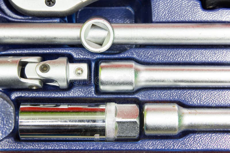 Car engine with tools stock photo. Image of hardware - 61337078