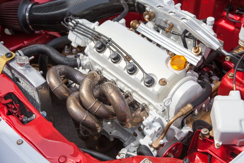 Car Engine - Under the Hood Stock Image - Image of repair, front: 50783715