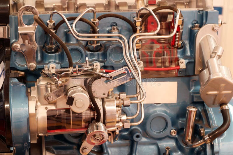 Car Engine Valves and Pistons Stock Photo - Image of component, power ...