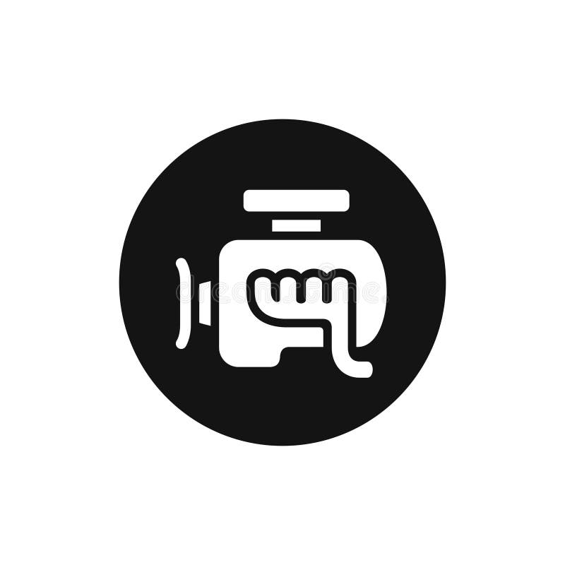 Car engine vector icon stock vector. Illustration of mechanic - 296239507