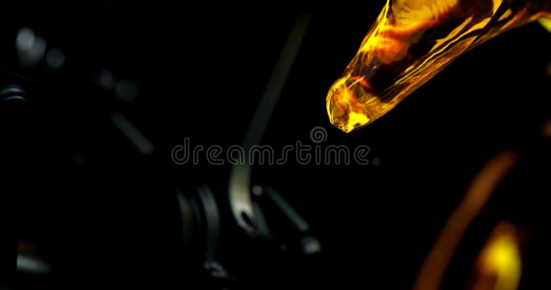 Motor with Working Pistons and Crankshafts. Concept of Automobile ...