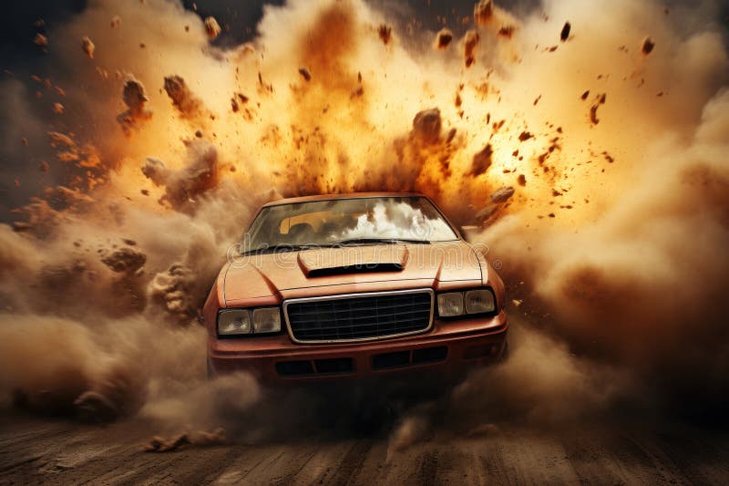 Car escape stock illustration. Illustration of escaping - 287310415