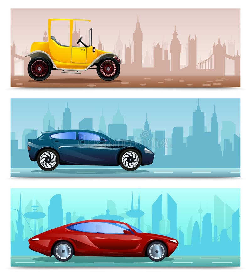 Car Evolution History Stock Illustrations – 222 Car Evolution History ...