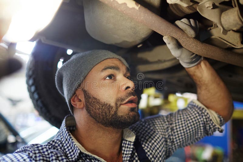 Car examining stock photo. Image of selfemployed, master - 96193214