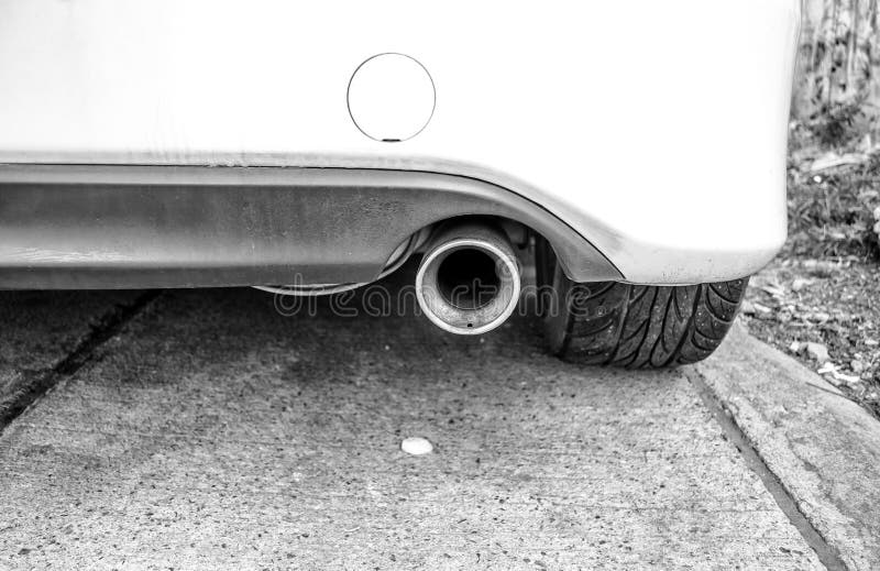 Car Exhaust Pipe stock image. Image of dirty, angle, automobile - 70169687