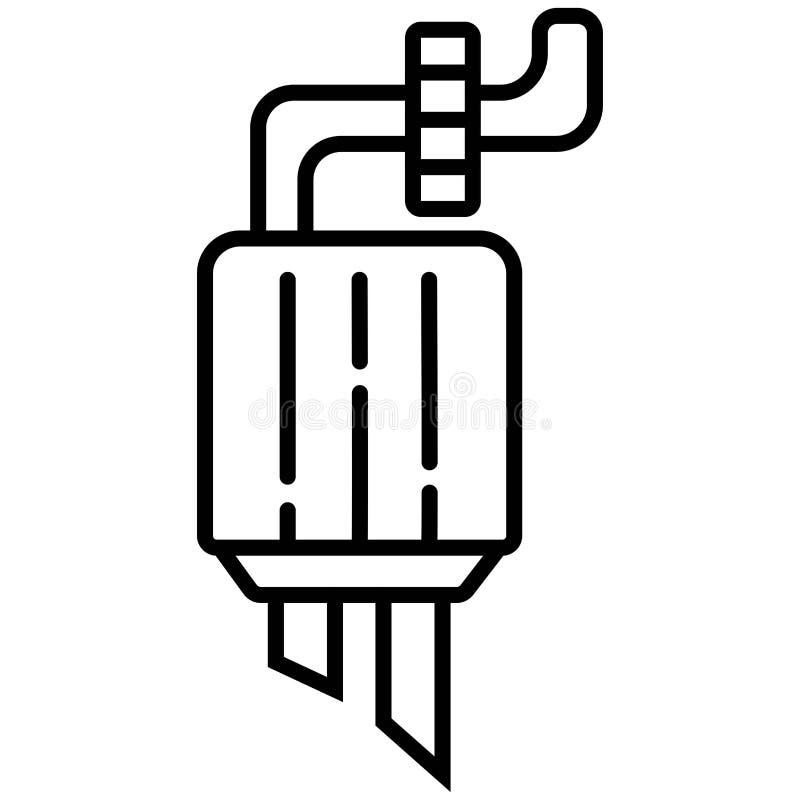 Car Exhaust Pipe Icon Stock Illustrations – 3,560 Car Exhaust Pipe Icon ...