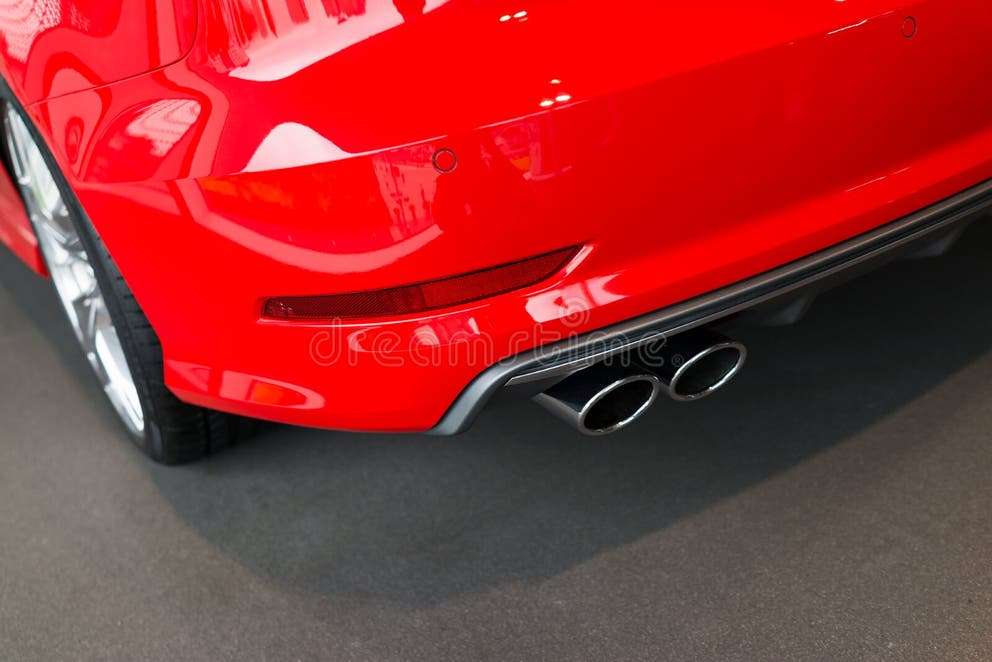 Car exhaust pipe stock photo. Image of congestion, damage - 42850512