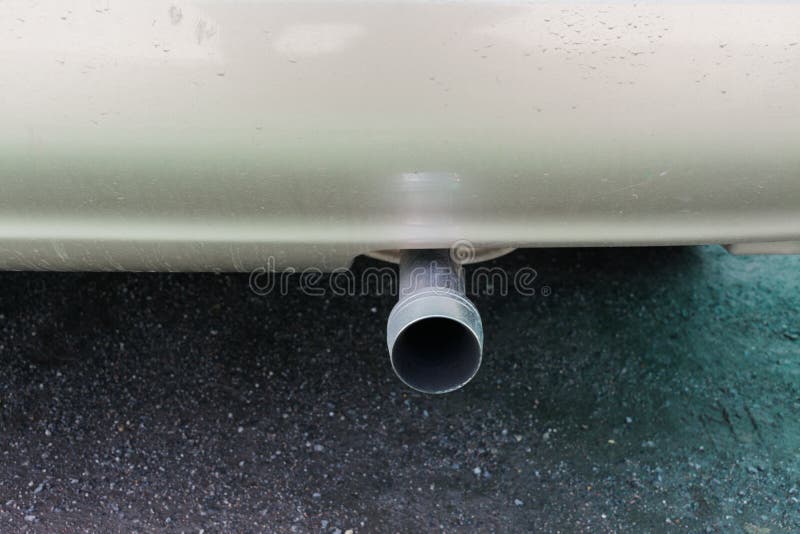 Car exhaust system stock photo. Image of steel, automobile - 63669904