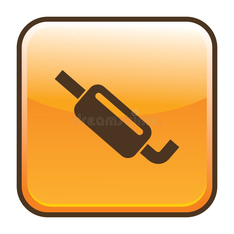 Car Exhaust. Vector Illustration Decorative Design Stock Vector ...