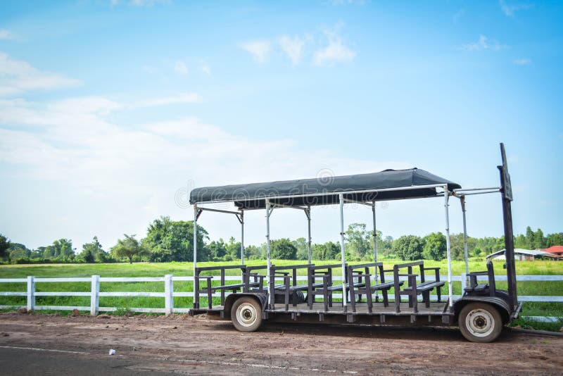 Car in the farm stock photo. Image of field, pickup, scene - 80602358