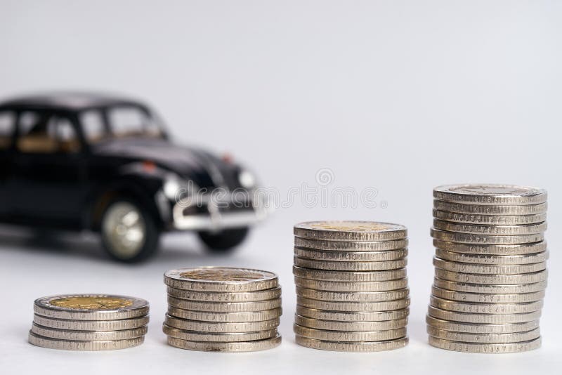 Car finance money stack stock photo. Image of currency - 86424346