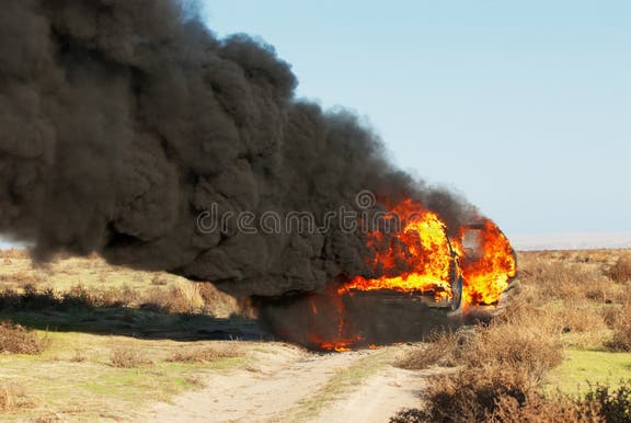 Car fire stock image. Image of danger, fire, crime, flames - 16918897