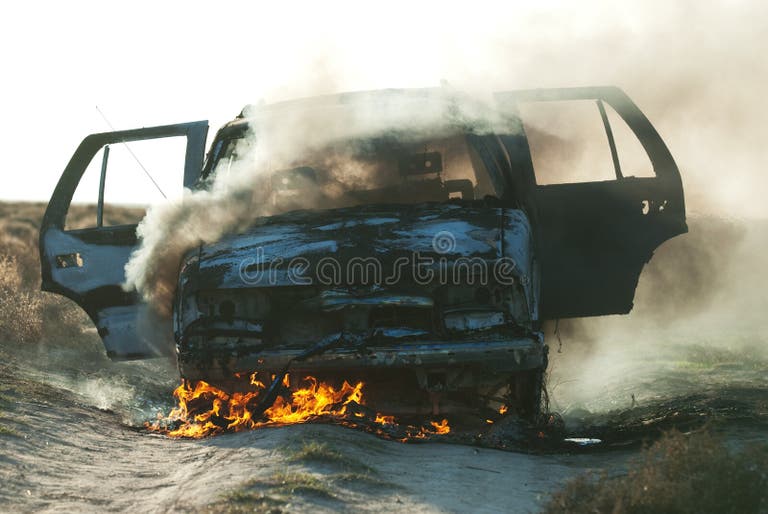 Car fire stock image. Image of disaster, destroyed, inferno - 16919027