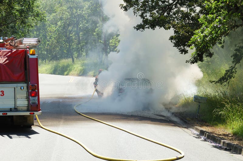 Car Fire editorial photography. Image of danger, catastrophe - 24162167
