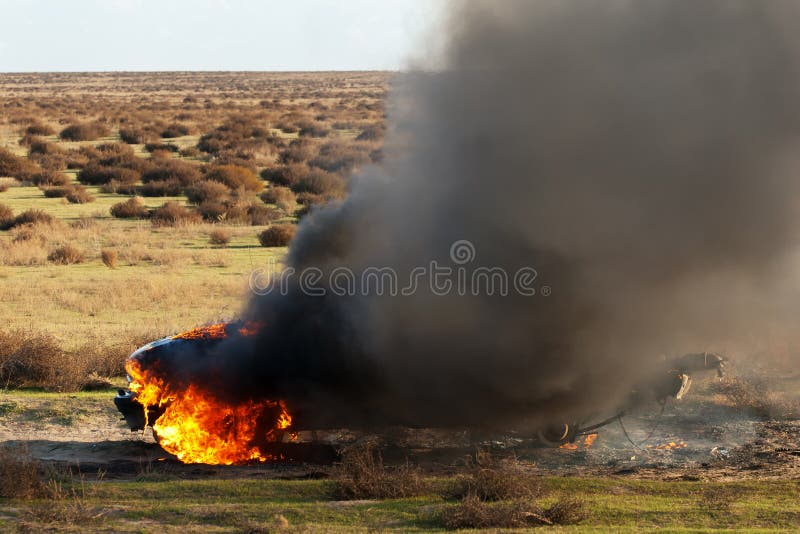 Car fire stock image. Image of fireball, crime, automobile - 24475455