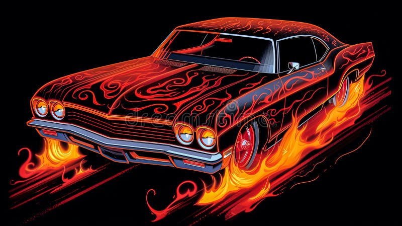 Cartoon Muscle Cars Stock Photos - Free & Royalty-Free Stock Photos ...