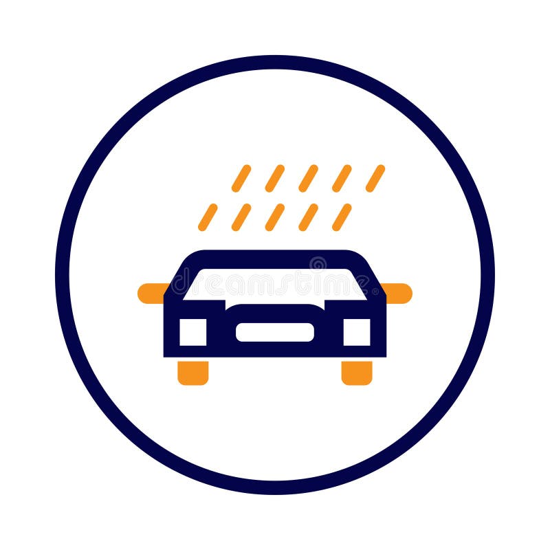 Car, Flood, Disaster, Icon, Cloud, Rain, Car Flood Disaster Icon Stock ...
