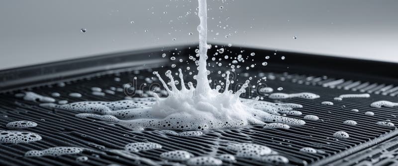 Car Floor Mat Cleaning Mats Using Soap and Water Pressure Foam on ...