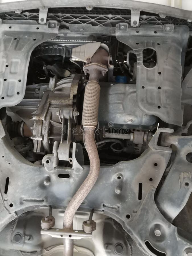 Car Floor Viewed from Below Stock Image - Image of repair, bottom ...