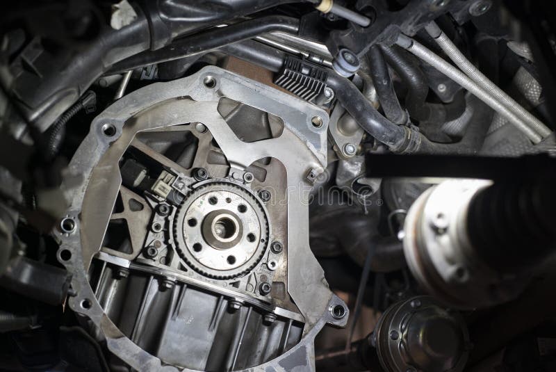 Car flywheel assembly 2 stock image. Image of clutch - 218094823