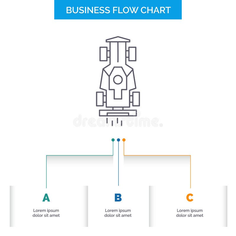 Car, Formula, Game, Racing, Speed Business Flow Chart Design with 3 ...