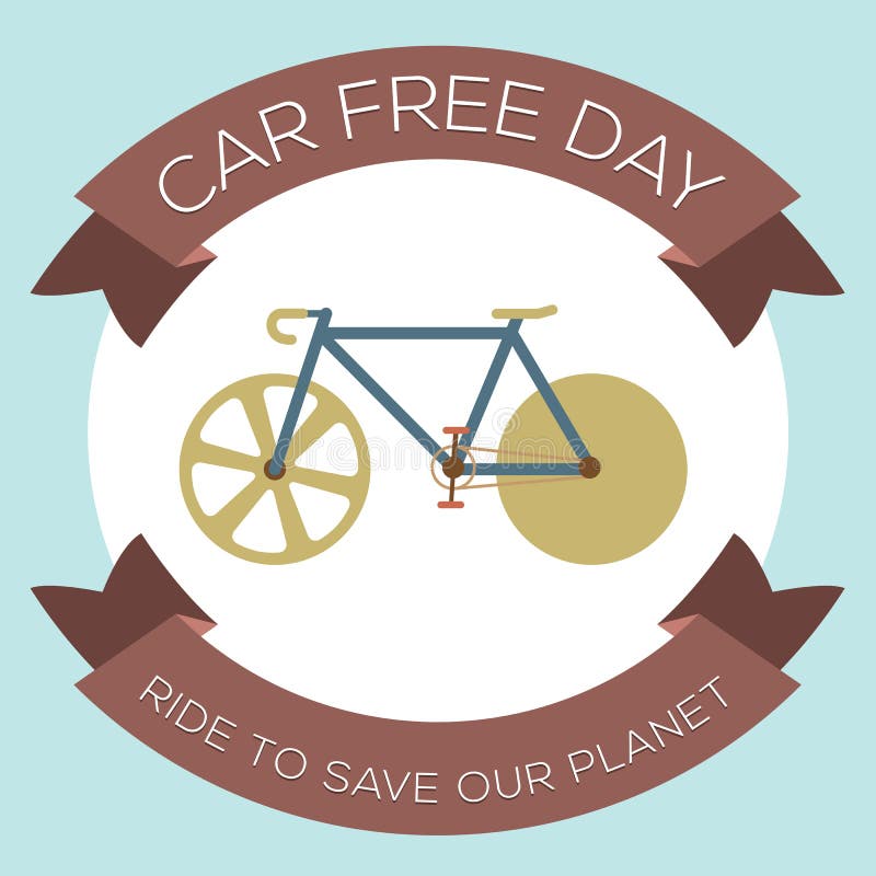Car Free Day Poster Stock Illustrations – 314 Car Free Day Poster Stock ...