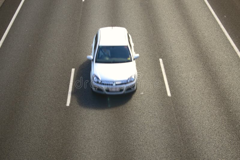 Car on freeway stock photo. Image of beautiful, empty - 5530038