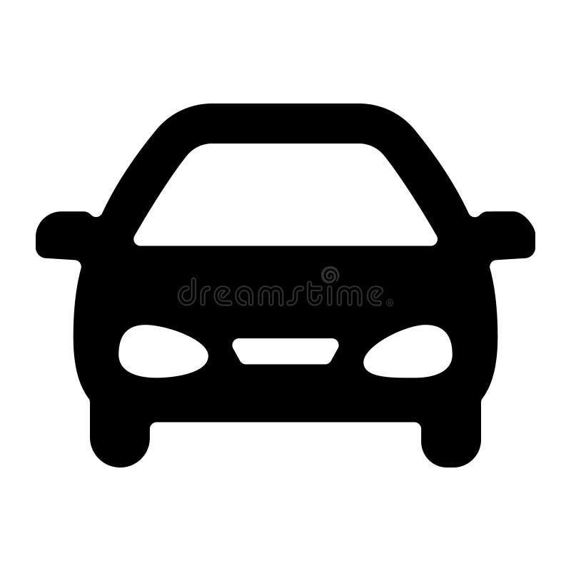 Car Front Icon Vector. Car Front Logo Illustration. Stock Vector ...