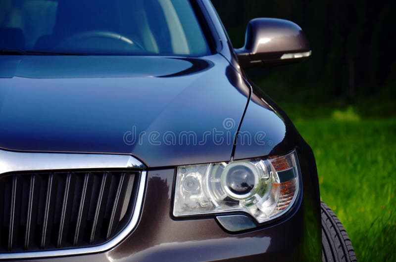 Car_front_01 editorial photo. Image of naraznik, insurance - 36579826