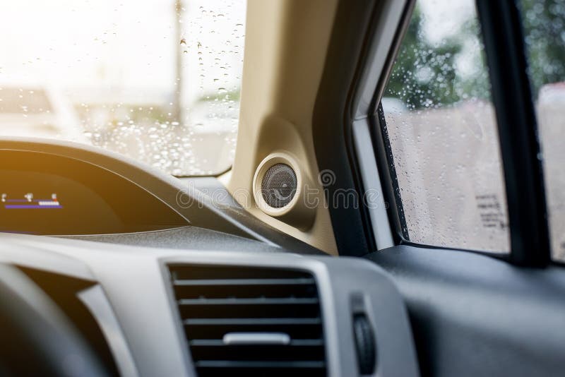 Car Front Speaker Inside,Sound Audio System Stock Image - Image of bass ...
