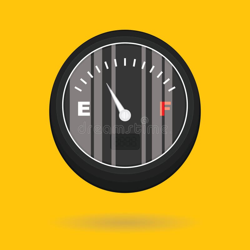 Car Fuel Gauge Meter. Vector Illustration Decorative Design Stock ... Car Fuel Gauge Meter. Vector Illustration Decorative Design Stock ...
