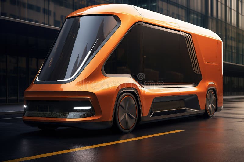 Car Future Smart Technology, Modernized Design Futuristic Vehicle and ...