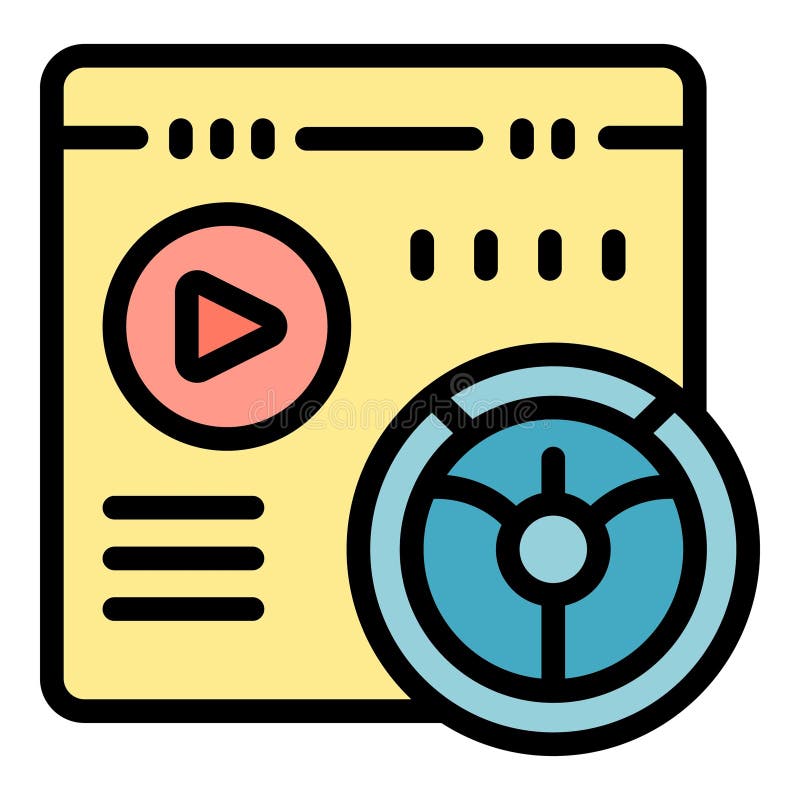 Gameplay Interface Icon Outline Vector. Casino Arcade Stock Vector ...