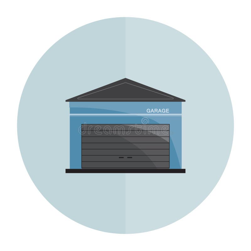 Car Garage. Vector Illustration Decorative Design Stock Vector ...