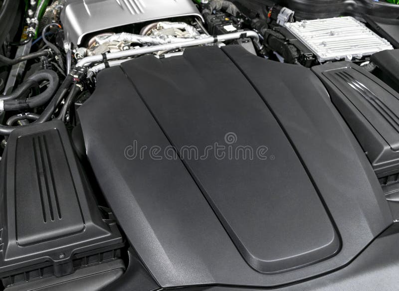 Car Gasoline Engine. Car Engine Part. Close-up Image of an Internal ...