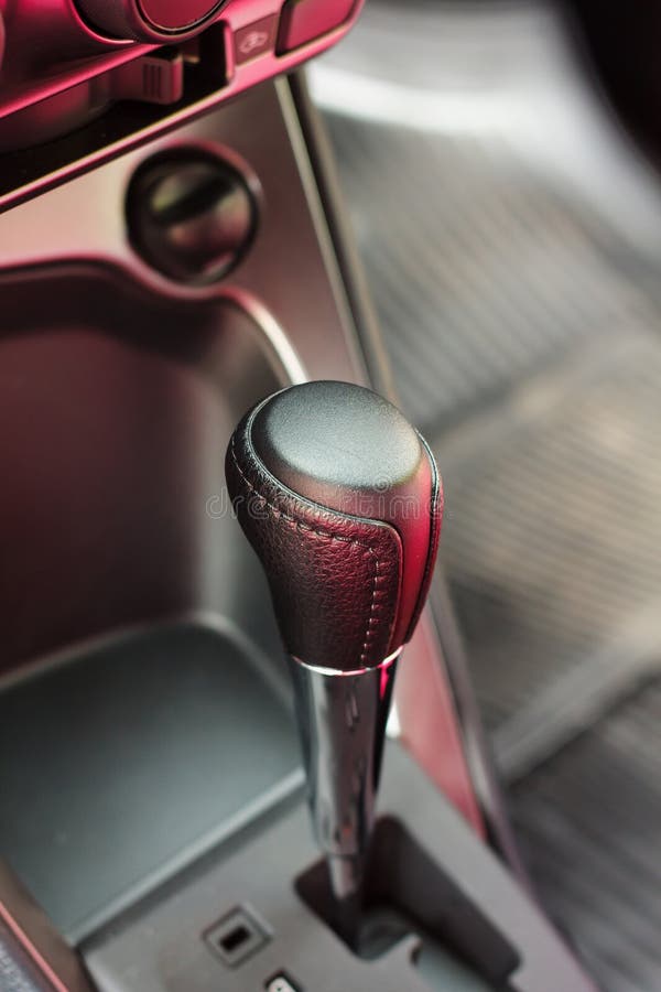 Car Gear Box with Automatic Transmission. Stock Image - Image of ...