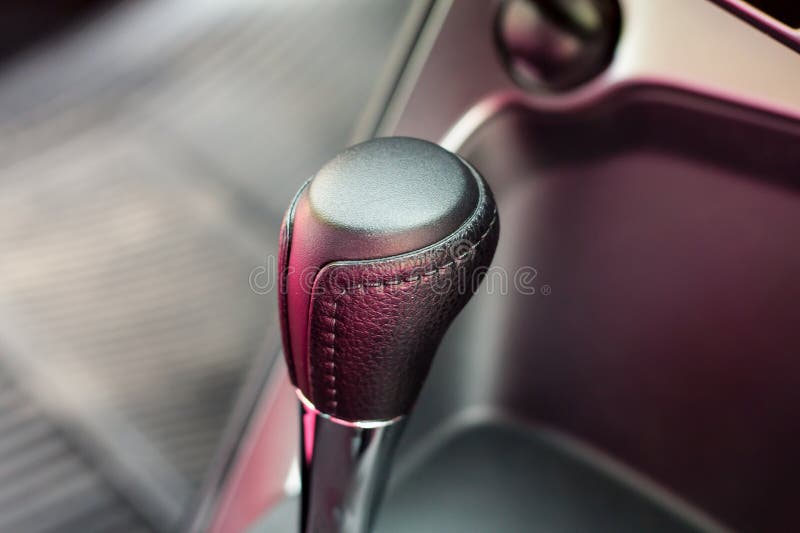 Car Gear Box with Automatic Transmission. Stock Image - Image of ...