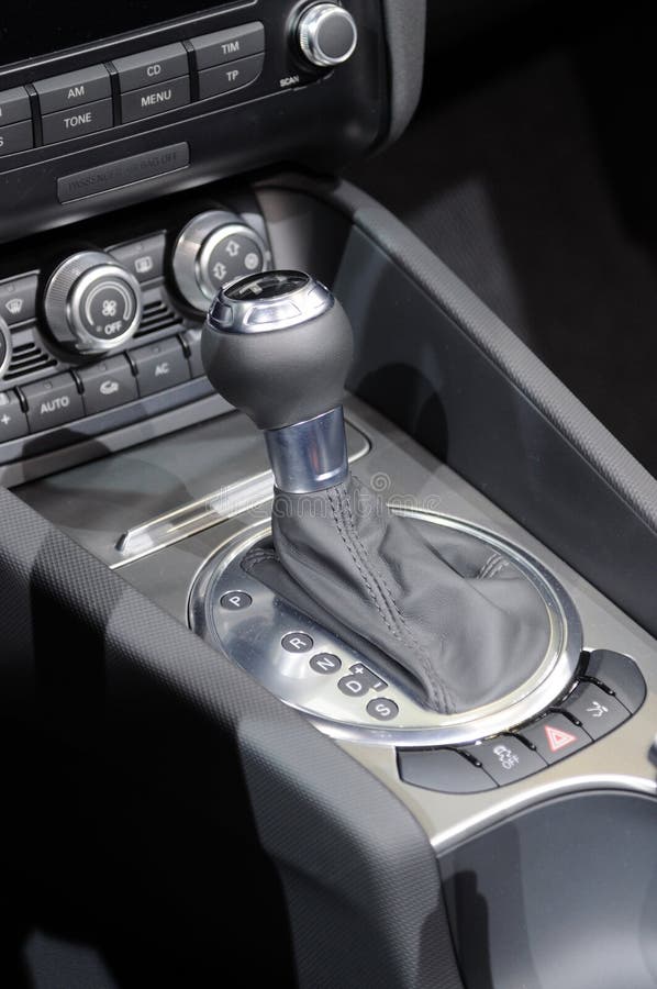 Car gear lever stock photo. Image of engine, forward - 25887506